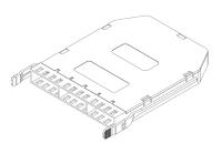 China FTTH Fiber MPO Module 12 Port SM OM3 OM4 LGX LC UPC Fiber MTP Box with Network None for sale