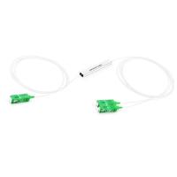 China Operating Wavelength 2 Conductor PLC Fiber Splitter with FC/SC/LC/ST Connector for sale