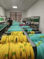 China High Density MTP/MPO-LC Fan-out Patch Cord 000pieces/Month Fiber Optic MPO Cable for sale