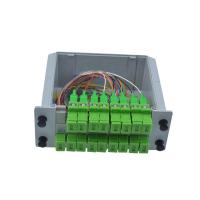 China FTTH SC/UPC 1 * 16 Plug-in LGX Fiber Optic Splitter Box Plug-and-Play Design for Easy for sale