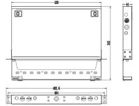 China FTTH FTTX 12/24 Fiber Mtp/Mpo Cassettes 8 Port Patch Panel for SM/OM3/OM4 Fiber Networks for sale