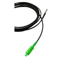 China Easy-to-Patch Wall G657.B3 1F Fiber Optic Cable with Stretch Resistant and Connector for sale