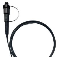 China Easy-to-Patch Wall G657.B3 1F Fiber Optic Cable with Stretch Resistant and Connector for sale