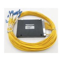 China 1X8 1X16 optical fiber PLC splitter box sc upc plc ABS box type optical fiber PLC splitter for sale