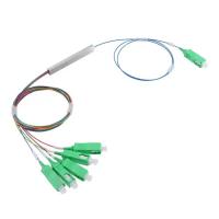 China FTTH Fiber Optic Equipment 1x5 PLC Splitter with Operating Wavelength 1260-1650nm for sale