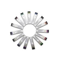 China 10G Base ZR Adjustable DWDM 80km SFP Duplex Fiber SFP Transceiver with 20km Distance for sale