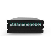China 12 Port LC Cassettes MPO-24Core LGX MPO/MTP Fiber Module for Fast FTTH Infrastructure for sale