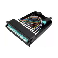 China 12 Port LC Cassettes MPO-24Core LGX MPO/MTP Fiber Module for Fast FTTH Infrastructure for sale