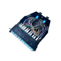 China 12 Port LC Cassettes MPO-24Core LGX MPO/MTP Fiber Module for Fast FTTH Infrastructure for sale