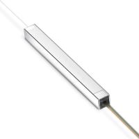 China FTTH FC/SC/LC/ST Fiber Optic 1X2 1X16 Mini PLC Splitter with SC APC/UPC Tube Connector for sale