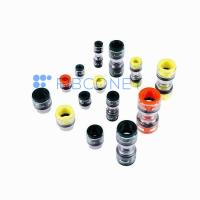 China FTTH Push in Duct Connector for FTTX Fiber Optic Microtube End Stop Network Connector for sale