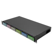 China 144-Core 1U Rackmount Full Load MPO-LC/APC Fibre Distribution Frame for Fibre Management for sale