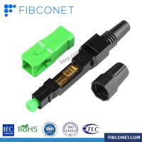 China Optic Green Fiber Optic/Optical Sc Apc Fast Connector for Network Return Loss dB 50dB for sale