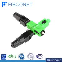 China Optic Green Fiber Optic/Optical Sc Apc Fast Connector for Network Return Loss dB 50dB for sale