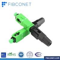 China Optic Green Fiber Optic/Optical Sc Apc Fast Connector for Network Return Loss dB 50dB for sale