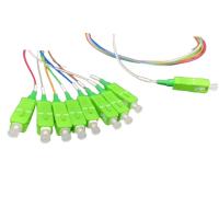 China FTTH Mini PLC Fiber Optic Splitter APC Steel Tube Connector for Communication Cables for sale