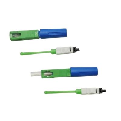 China Hotmelt Type Fast Connector Perfect for TCP Network in FTTH Fiber Optic Applications for sale