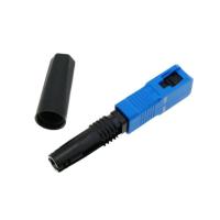 China FTTH SC UPC Singlemode 55mm Optic Fiber Fast Connector for Datasheet Central 2 Time for sale