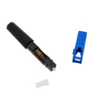 China FTTH SC UPC Singlemode 55mm Optic Fiber Fast Connector for Datasheet Central 2 Time for sale