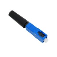 China FTTH SC UPC Singlemode 55mm Optic Fiber Fast Connector for Datasheet Central 2 Time for sale