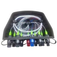 China 1*9 SC/UPC PLC Splitter Fiber Optic Nap Box Withstands Temperatures from -40C to 85C for sale