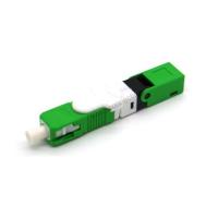 China FTTH SC APC SM Fiber Optic Quick Connector with Laser Light Source and Low Insertion Loss for sale