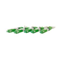 China FTTH SC APC SM Fiber Optic Quick Connector with Laser Light Source and Low Insertion Loss for sale