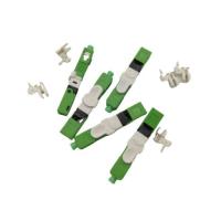 China FTTH SC APC SM Fiber Optic Quick Connector with Laser Light Source and Low Insertion Loss for sale