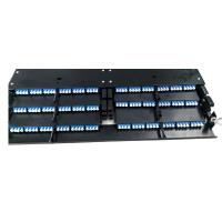 China 1U 19 Inch 144 Core 96 Port ODF 4x24F MPO Fiber Optic Patch Panel for High Density MPO ODF for sale