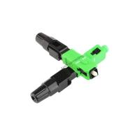 China FTTH SC/APC Cold Type Singlemode 55mm Optic Fiber Optical Fast Connector with 55dB Return Loss for sale