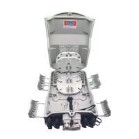 China 8 cores or 16 cores ABS gray 2 in 4 out optical terminal box for IP55 protection for sale