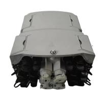 China 8 cores or 16 cores ABS gray 2 in 4 out optical terminal box for IP55 protection for sale