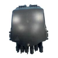 China Black Septic Distribution Box for FTTH 1x8 1x16 Pole or Wall Mounted SC Optical Fiber for sale