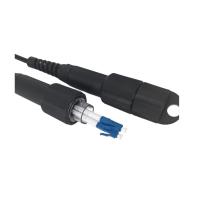 China FTTH PDLC IP67 PA66 LC UPC Optical Fiber Optic Waterproof Connector with PA66 for sale