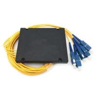 China 1 Time Supply 1*8 SC UPC ABS Box PLC Splitter for FTTH Fiber Optic Equipment for sale
