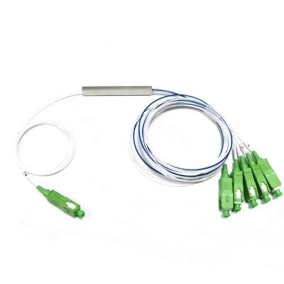 China Unbalance Fiber PLC Splitter SC/APC Connectors -40- 85C Ideal for Indoor Cable Coupler for sale