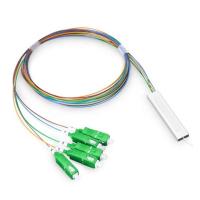 China Unbalance Fiber PLC Splitter SC/APC Connectors -40- 85C Ideal for Indoor Cable Coupler for sale