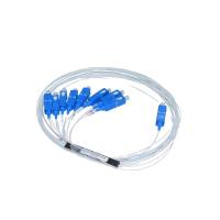 China 1*8 SC/UPC Connectors Fiber Optic Communication Cables for FTTH Mini PLC Splitter for sale