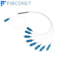China 1*8 SC/UPC Connectors Fiber Optic Communication Cables for FTTH Mini PLC Splitter for sale