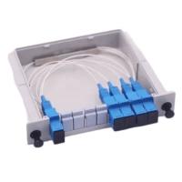 China 1x4 1x8 1x16 1x32 SC UPC SC APC Fiber Optic PLC Cassette Splitter with Customized Design for sale