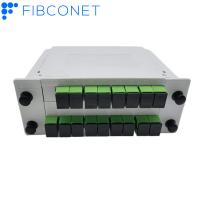 China 1x4 1x8 1x16 1x32 SC UPC SC APC Fiber Optic PLC Cassette Splitter with Customized Design for sale