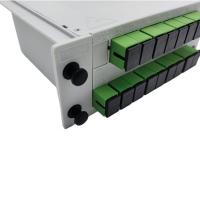 China 1x4 1x8 1x16 1x32 SC UPC SC APC Fiber Optic PLC Cassette Splitter with Customized Design for sale