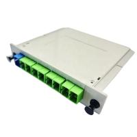 China FTTH 1*8 1*16 SC APC UPC G657A1 Optical PLC Fiber Optic Cassette PLC Splitter Connector for sale