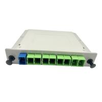 China FTTH 1*8 1*16 SC APC UPC G657A1 Optical PLC Fiber Optic Cassette PLC Splitter Connector for sale