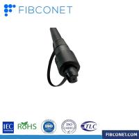 China FTTH Mini-SC Z-Type Fiber Optic IP68/67/66 Outdoor Cable Waterproof Connector in Black for sale