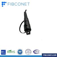China FTTH Mini-SC Z-Type Fiber Optic IP68/67/66 Outdoor Cable Waterproof Connector in Black for sale