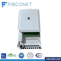 China Waterproof 1x8 Splitter SC APC Simplex Fiber Optic Distribution Box for 8/16 Cores FTTH for sale