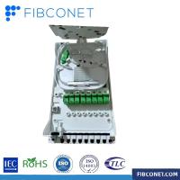 China Waterproof 1x8 Splitter SC APC Simplex Fiber Optic Distribution Box for 8/16 Cores FTTH for sale
