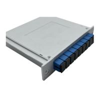 China Plug-In Cassette PLC Splitter for G657A1 G657A2 Fiber Type 1x8/1x32/1x16 Fiber Core for sale