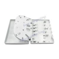 China 4 Ports Mini Optical Terminal Box for Fiber Optic Wall Outlet Made of PC ABS Material for sale